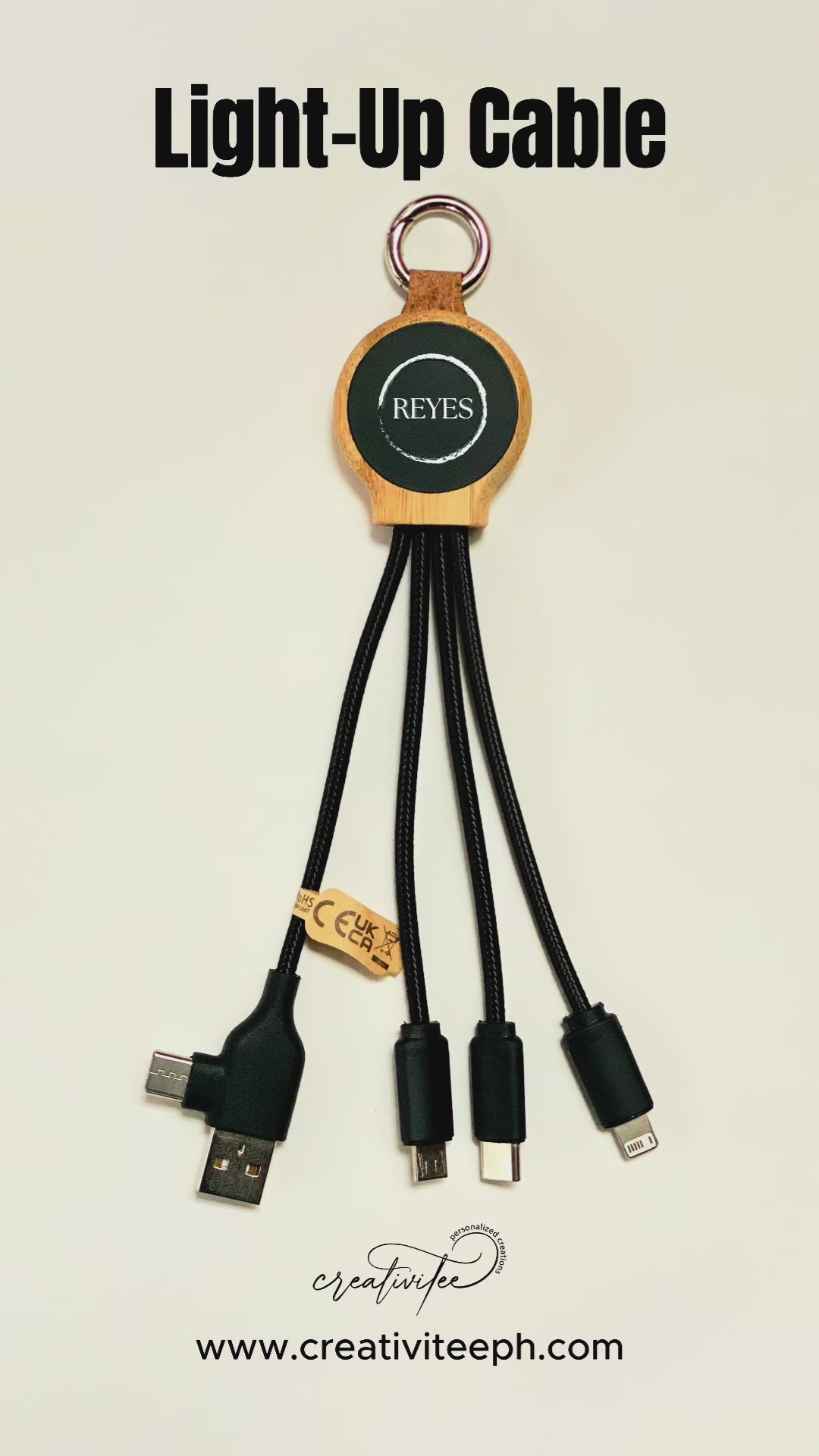 Light Up Charging Cable – Creativitee PH